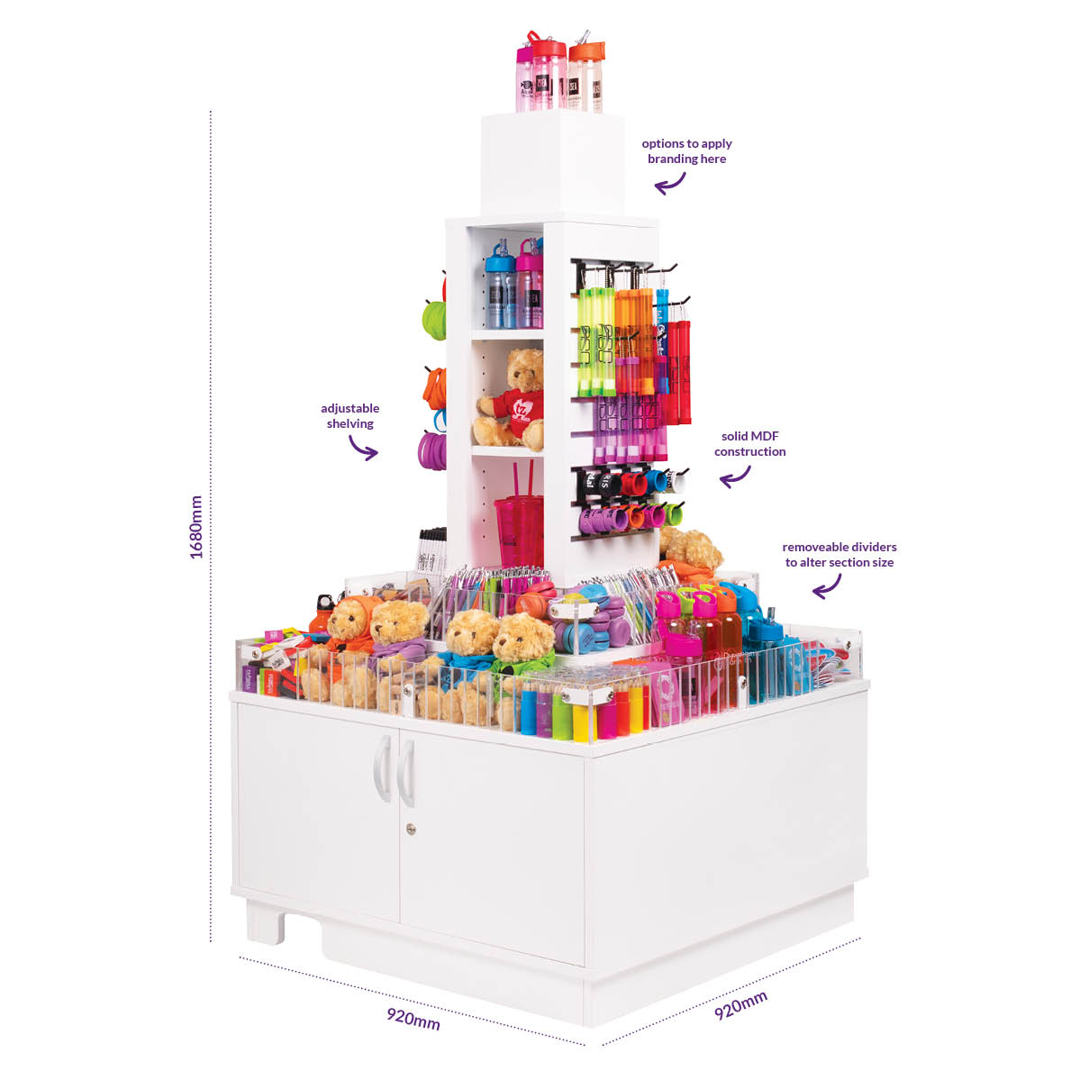 Tower Display Stand - BrandArt