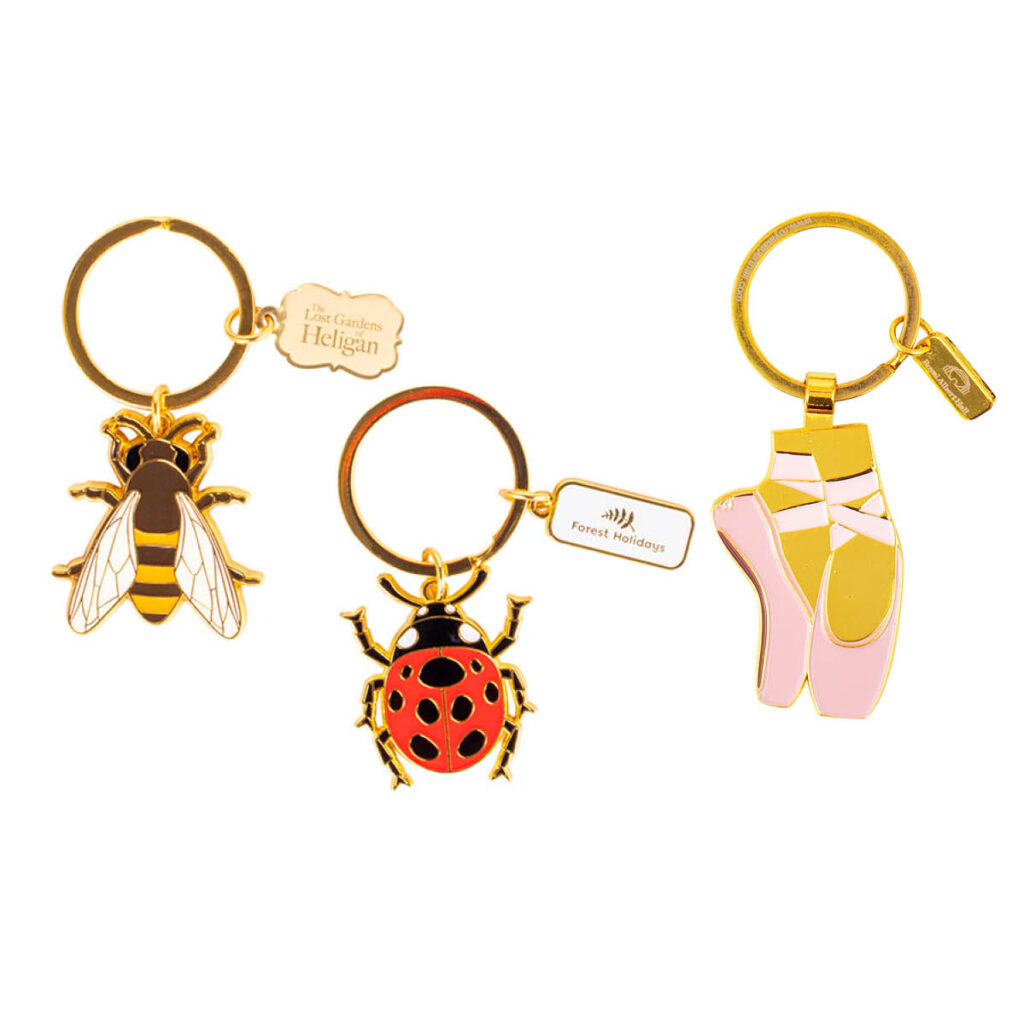 metal enamel keyring - BrandArt