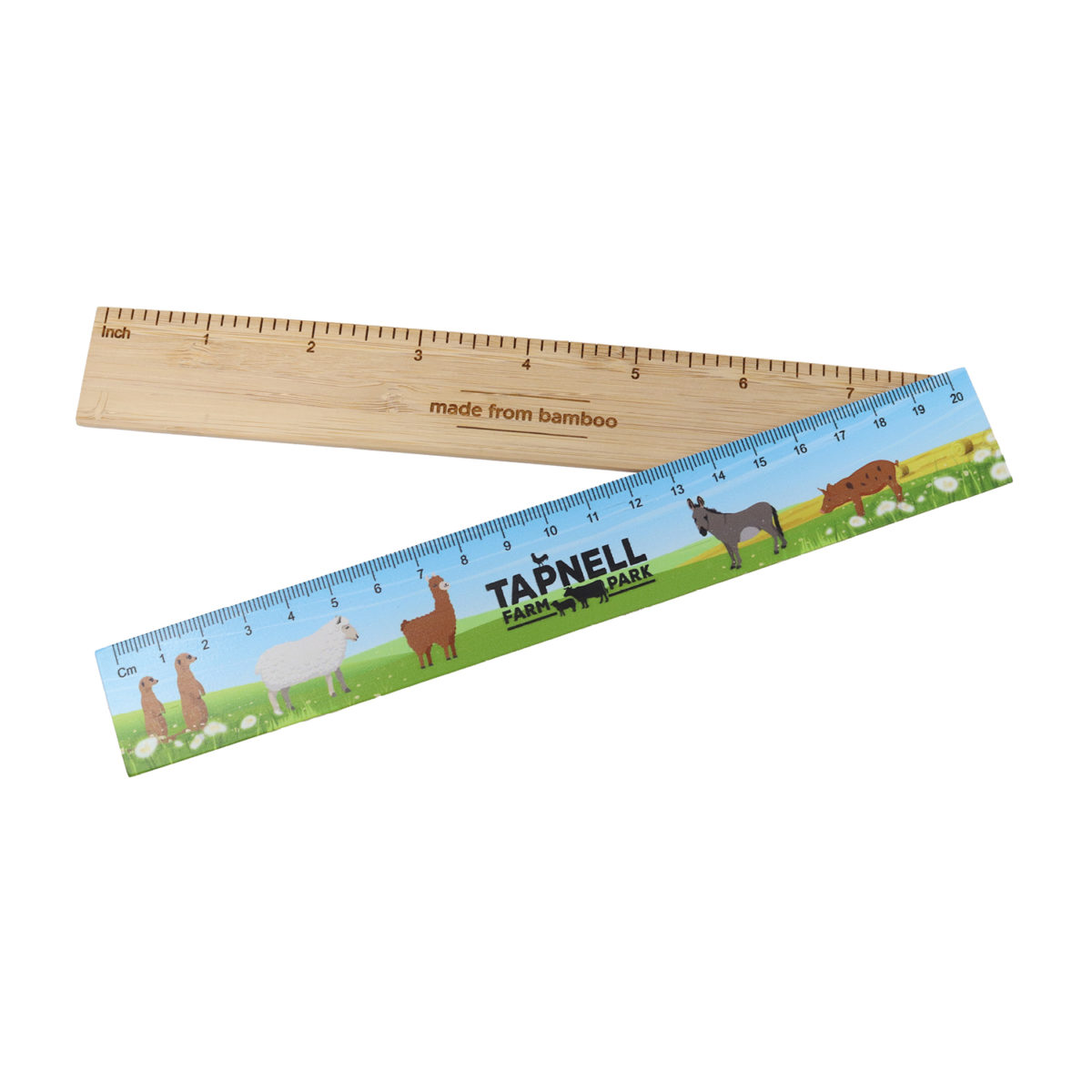 Full Colour Bamboo Ruler - BrandArt
