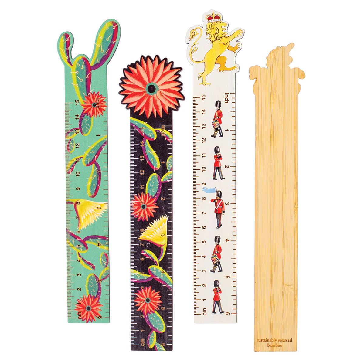 full colour bamboo ruler - BrandArt